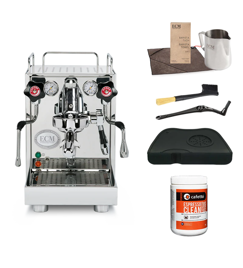 Shop ECM Mechanika VI Slim Espresso Machine Bundle In UAE