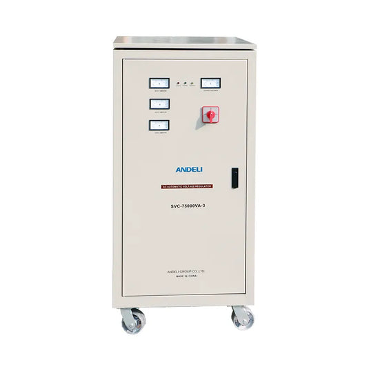 Andeli Fully Automatic Stabilizer SVC 75000VA 75 KW Three (3) Phase 38