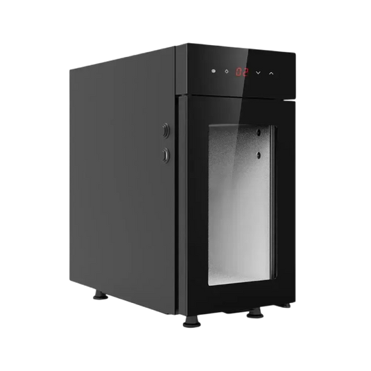 Refrigerated cabinet Jetinno, 1 door, 9 l, electric, 800 w, Black