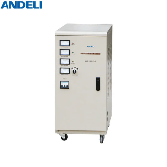 Andeli Electric AC Voltage Stabilizer SVC 15000 VA 15 KW Three (3) Pha